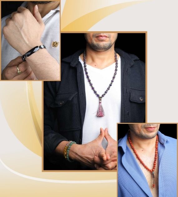 Buy Men's Health & Protection Bracelet – Healing Crystal Jewelry ...
