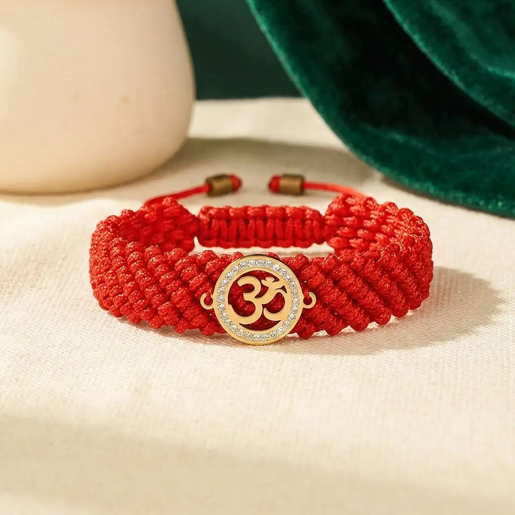 Indispensable Bond Aum Red Bracelet – Justwowfactory