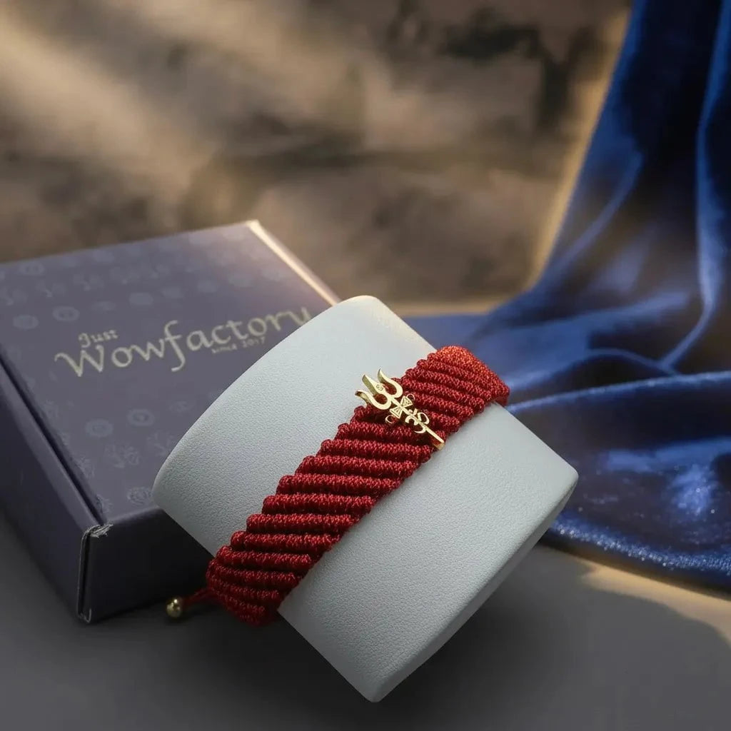 Eternity Mahadev Bracelet with Thread – Justwowfactory