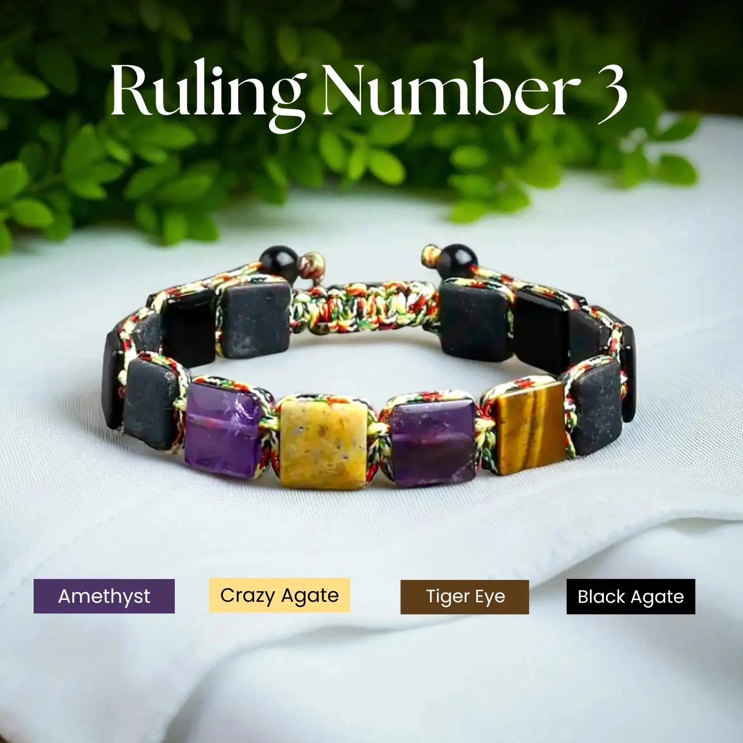 Ruling Number 3 Bracelet – Boost Creativity & Expression